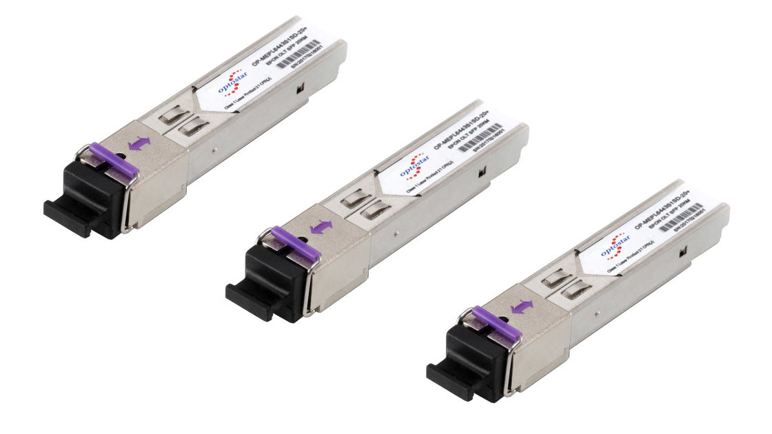 FTTH, ricetrasmettitore di EPON OLT PON (SFP), Bidi1.25G/1.25G, T*1490/R*1310nm, Sc, 20km