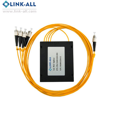 1x4 ABS Box Type Optical Fiber PLC Splitter Boxes / Modules