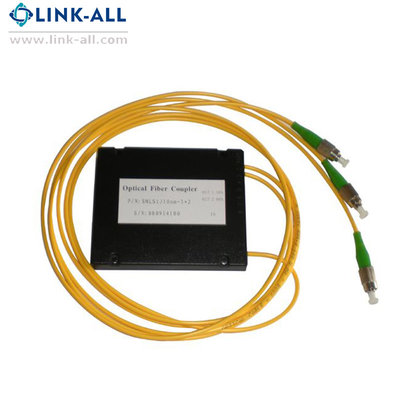 1X2 Customized Fiber Optic PLC Splitter ABS Module with Sc/APC Connector