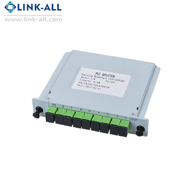 Sc/APC 1X8 PLC Splitter Module Fiber Optic Lgx Box PLC Splitter