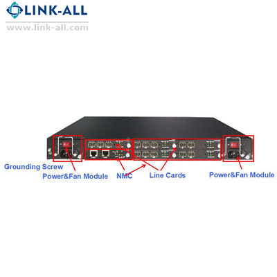 UC6100-1U 1u 3.2gbps 8 Slot Fast Ethernet SFP Media Converter Chassis