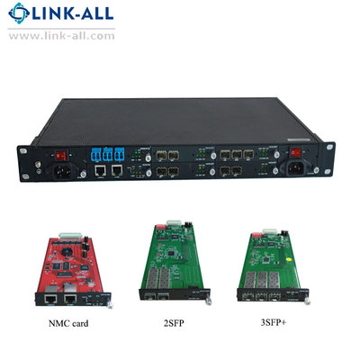UC6100-1U 1u 3.2gbps 8 Slot Fast Ethernet SFP Media Converter Chassis