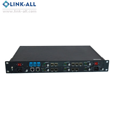 UC6100-1U Carrier-Grade, Managed Type Multiple Protocol Ethernet-to-Fiber Media Converters