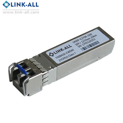 10G CWDM Dual fiber LC SFP+ Module Optical Transceiver with ddm