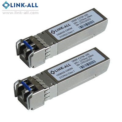 10G CWDM Dual fiber LC SFP+ Module Optical Transceiver with ddm