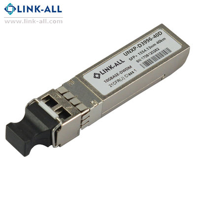 10G DWDM single fiber LC SR/LR/ER/ZR SFP Fiber Optical Transceiver with DDM