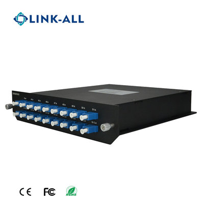 Link-All 16 Channel Bi-Direction DWDM Mux/Demux with low insertion loss