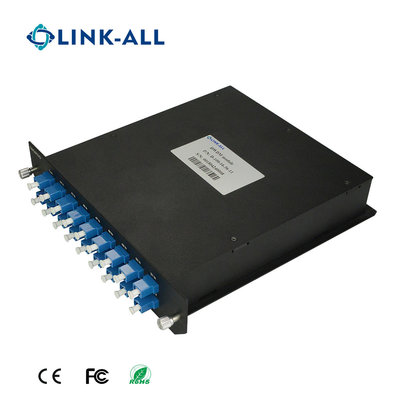 Link-All 16 Channel Bi-Direction DWDM Mux/Demux with low insertion loss