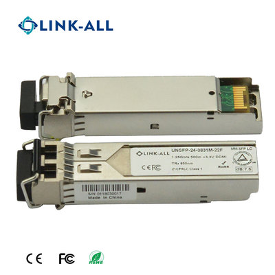 Link-all 1.25G CWDM SFP 1270nm~1610nm Wavelength 80KM with DDM