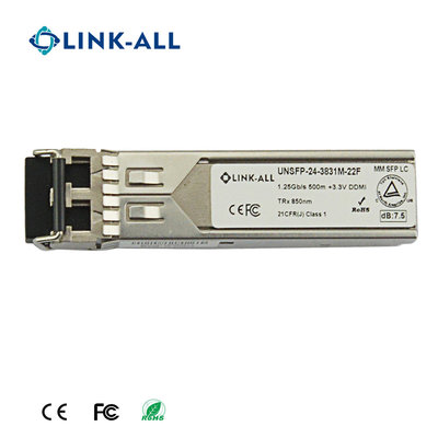Link-all 1.25G CWDM SFP 1270nm~1610nm Wavelength 80KM with DDM