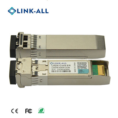 DWDM SFP Transceiver With 1.25G 40KM With 1270nm~1610nm Wavelength