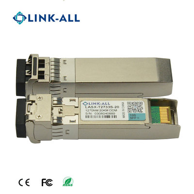 10G SFP+ Module BIDI 1270NM/1310nm 20km LC Optical Transceiver