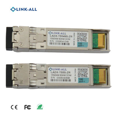 Long Distance 10G SFP+ BIDI 1490NM/1550nm 1550nm/1490nm 80km Transceiver