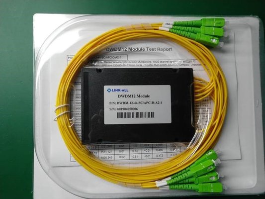 Link-All 12 Channel Bi-Direction DWDM Mux/Demux with low insertion loss