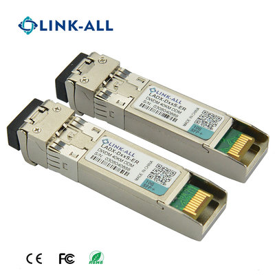 10G DWDM SFP+ 100GHz C-Band 40KM Optical Transceiver DDM Function