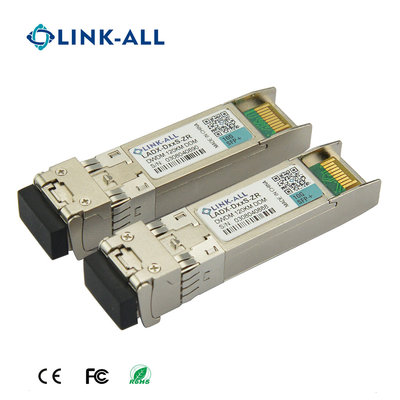 Long Distance 10G DWDM 100KM 100GHz C-Band Optical Transceiver