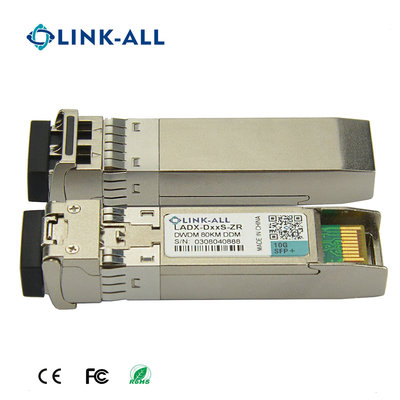 10G DWDM 80KM 100GHz C-Band Optical Transceiver