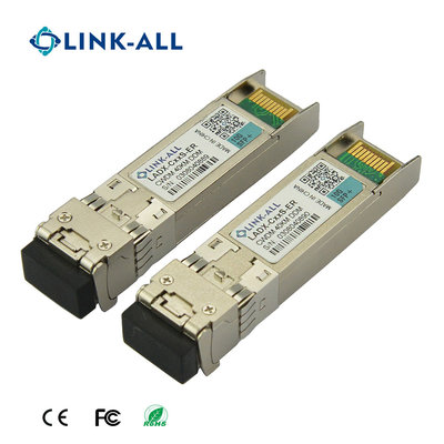 CWDM Transceiver 10G SFP+ Transceiver With 1470nm~1610nm Wavelength 40km