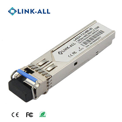 1.25G 1310NM/1490NM(1490NM/1310NM) Wavelength BIDI 20KM Transceiver With SC Connector
