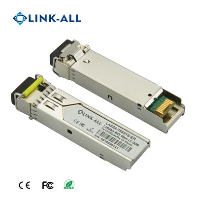 1.25G 1310NM/1550NM(1550NM/1310NM) Wavelength BIDI 40KM Transceiver With SC Connector