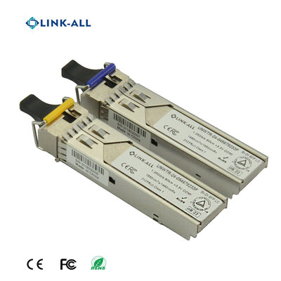 1.25G 1490NM/1550NM(1550NM/1490NM) Wavelength BIDI 120KM Transceiver With SC Connector
