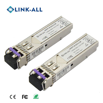Factory Price 2.5G 1550NM 80KM/ZR Optical Transceiver With LC Port