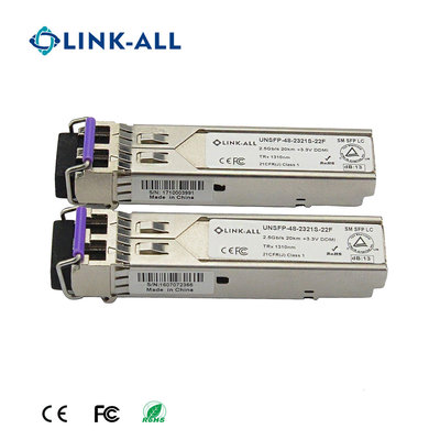 Factory Price 2.5G 1550NM 80KM/ZR Optical Transceiver With LC Port
