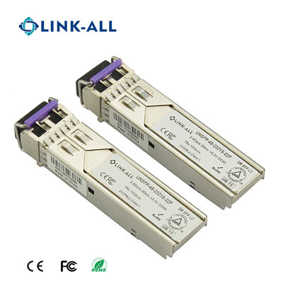 CWDM 1470NM~1610NM 2.5G 80KM/ZR Optical Transceiver With DDM Function