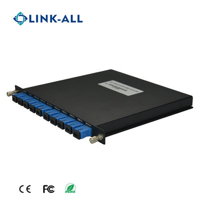 Singlel Fiber Bi-Direction 6 Services 12 Wavelengths CWDM MUX/DEMUX