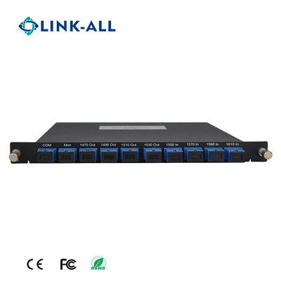 Singlel Fiber Bi-Direction 8 Services 16 Wavelengths CWDM MUX/DEMUX