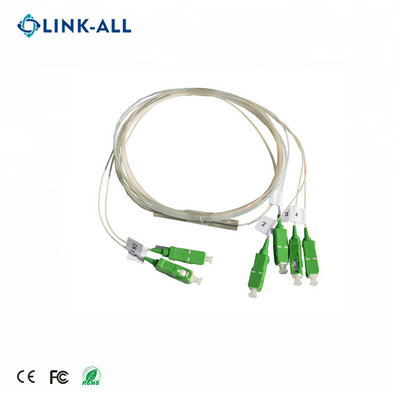 2*2/2*4/2*8/2*16/2*32/2*64 PLC Splitter Blockless with SC/APC 0.9mm Fiber Diameter