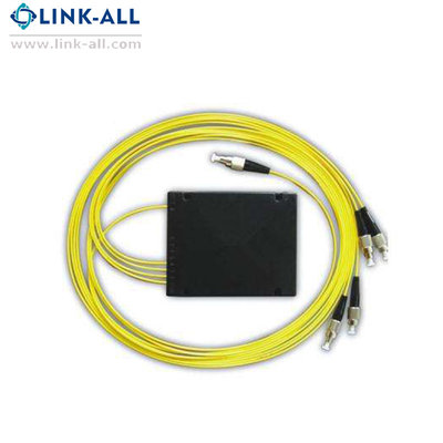 1X2/4/8/16/32/64 Optical Fiber PLC Splitters ABS Box Type without connector for FTTH network