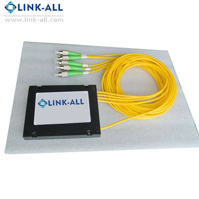 1X2/4/8/16/32/64 Optical Fiber PLC Splitters ABS Box Type without connector for FTTH network