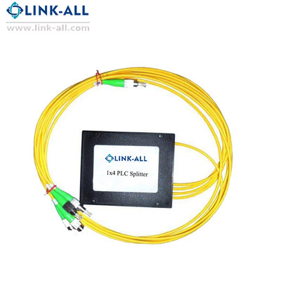 1X2/4/8/16/32/64 Optical Fiber PLC Splitters ABS Box Type without connector for FTTH network
