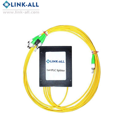1X2/4/8/16/32/64 Optical Fiber PLC Splitters ABS Box Type without connector for FTTH network