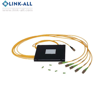 1X2/4/8/16/32/64 Optical Fiber PLC Splitters ABS Box Type without connector for FTTH network