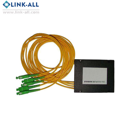 1X2/4/8/16/32/64 Optical Fiber PLC Splitters ABS Box Type without connector for FTTH network