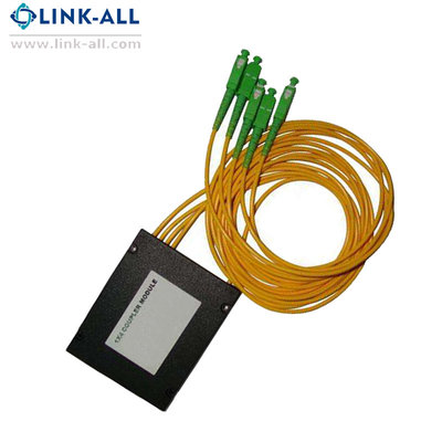 1X2/4/8/16/32/64 Optical Fiber PLC Splitters ABS Box Type without connector for FTTH network