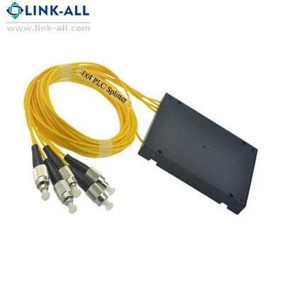 1X2/4/8/16/32/64 Optical Fiber PLC Splitters ABS Box Type without connector for FTTH network