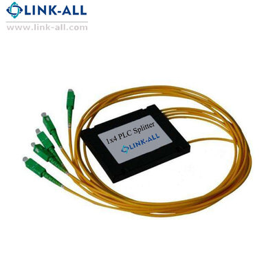 1X2/4/8/16/32/64 Optical Fiber PLC Splitters ABS Box Type without connector for FTTH network