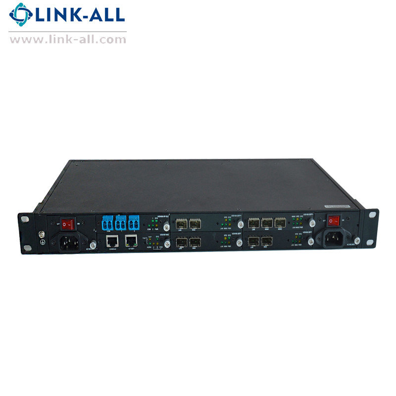 UC6100-1U 1u 3.2gbps 8 Slot Fast Ethernet SFP Media Converter Chassis