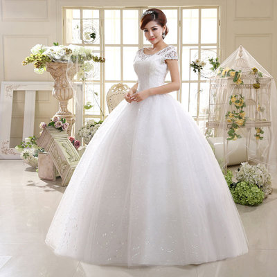 China New Arrival Factory Supply Wedding Dress, Lace Straps Bride Slim Studio Wedding Dress supplier