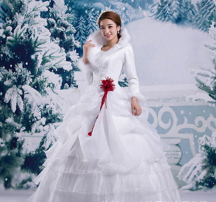 China Tiger winter wedding winter 2015 new winter models thick fur collar long-sleeved cotton wh supplier