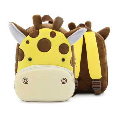 New Cute Cartoon Kids Plush Backpack Toy Mini School Bag Children's Gifts Kindergarten Boy Girl Baby Student Bags Lovely supplier