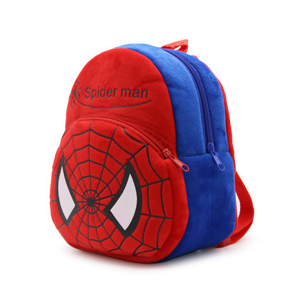 2019 Spiderman Toddler Kids Children Boy Girl Cartoon Stuffed Plush Backpack Schoolbag Shoulder Bag Rucksack Baby Boy supplier
