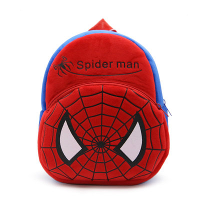 2019 Spiderman Toddler Kids Children Boy Girl Cartoon Stuffed Plush Backpack Schoolbag Shoulder Bag Rucksack Baby Boy supplier