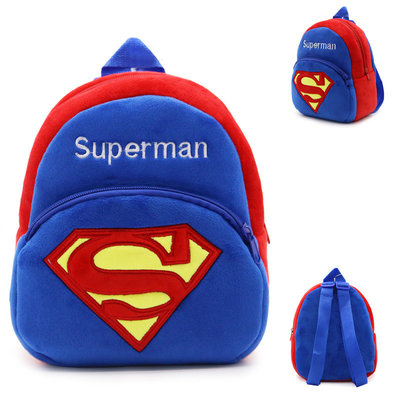 2019 Spiderman Toddler Kids Children Boy Girl Cartoon Stuffed Plush Backpack Schoolbag Shoulder Bag Rucksack Baby Boy supplier