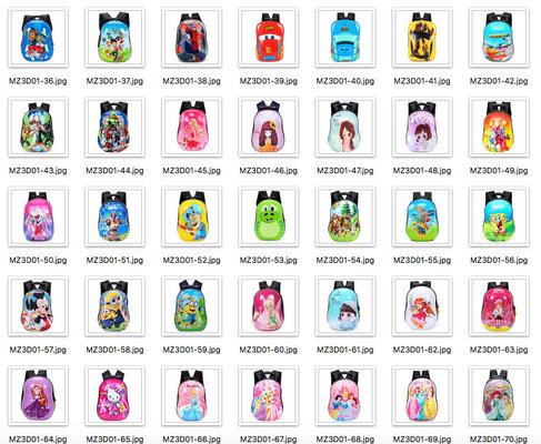 Fast Shipping New Arrival 3D Children School Bags 3D Kids Backpacks 3-7 Years Child Backpacks supplier