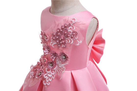 Blue Princess Dress Vestidos Niñas Robe Noel Vestidos De Niñas o-Neck Girls Dresses Kids Flower Dress Princess Costume supplier