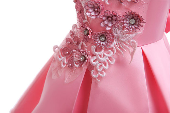 Blue Princess Dress Vestidos Niñas Robe Noel Vestidos De Niñas o-Neck Girls Dresses Kids Flower Dress Princess Costume supplier